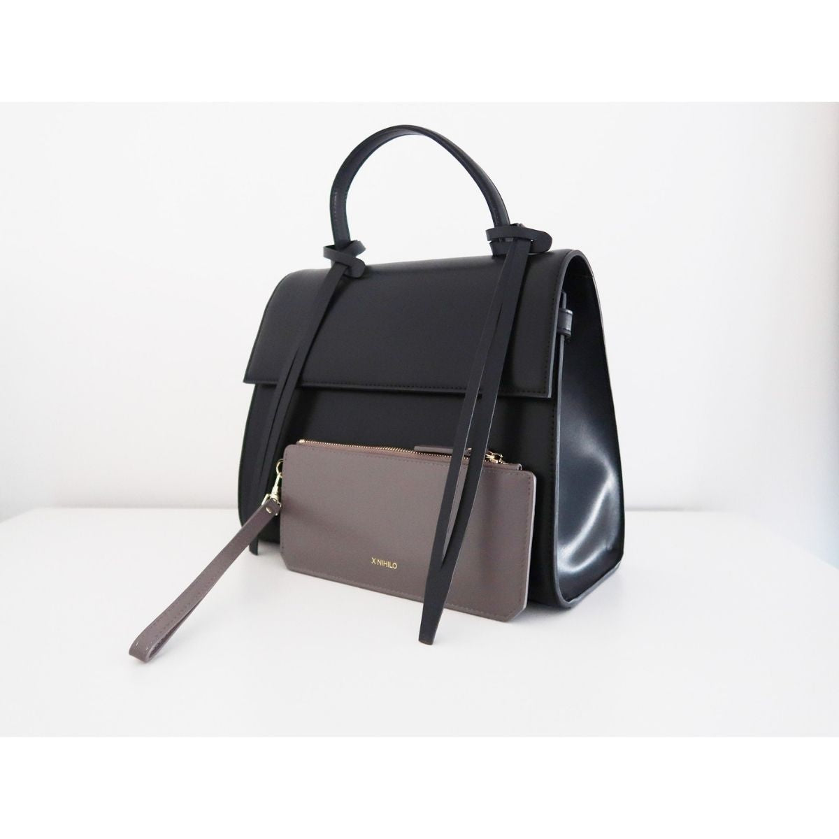 Carson - Grey slim leather wallet – X NIHILO