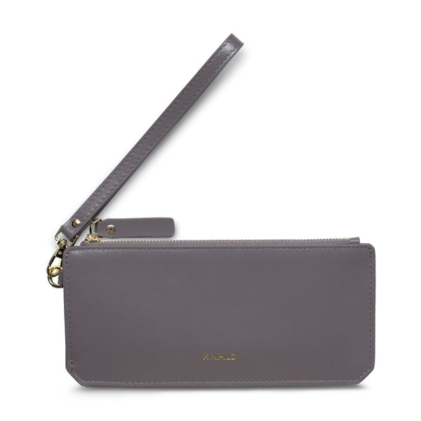 Carson - Grey slim leather wallet – X NIHILO